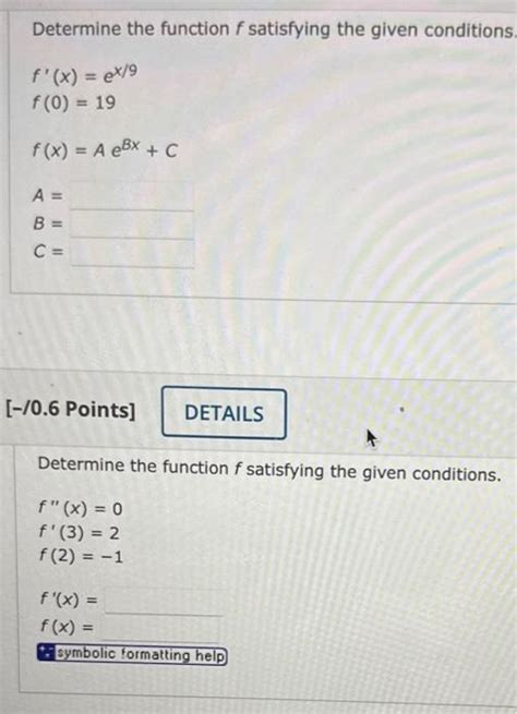 Solved Determine The Function F Satisfying The Given Chegg