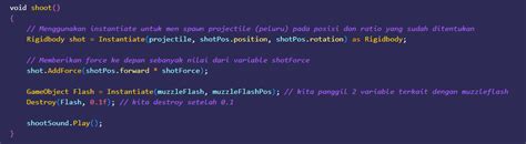 tutorial membuat game shooter sederhana membuat suara dan efek flash