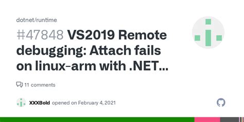 Vs2019 Remote Debugging Attach Fails On Linux Arm With Net 502 Error 0x80131c4f · Issue