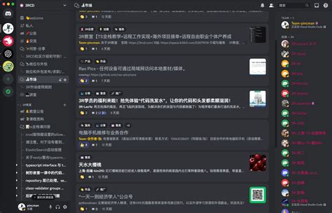 我在做一套 ts 全栈 nextjs nestjs 开发课，同时经营一个作品服务推广 招聘求职 外包需求接单的 discord 社区