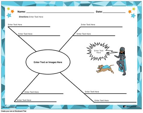 Free Spider Map Graphic Organizer Templates Online Maker