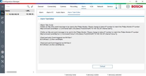Integration With Bosch Security Camera For Counting People