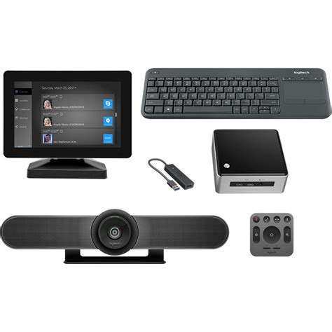 Logitech Meetup Nuc Premium Video Conferencing Bundle 323 Tv