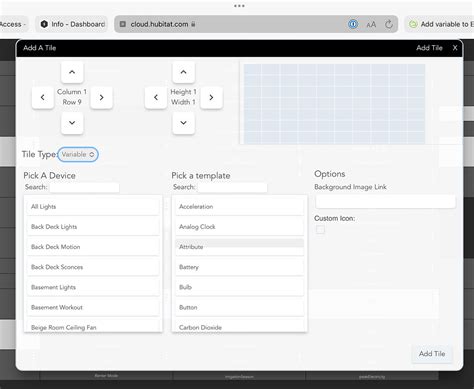 Cant Add Variable To Legacy Custom Dashboard Hubitat Dashboard Hubitat