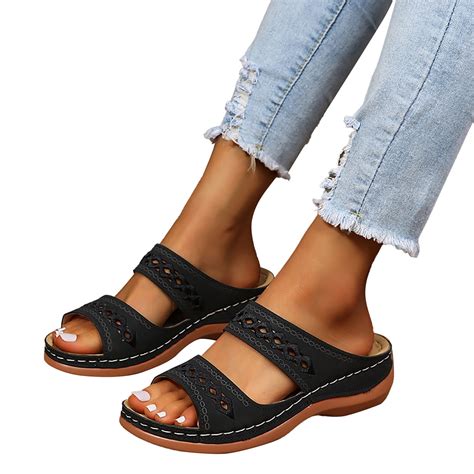 Slip On Shoes Sandals For Women 2025 Fashion Orthotic Flip Flops Ladies
