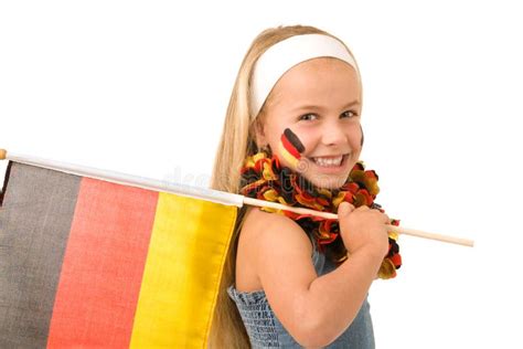 German Fan Stock Image Image Of Young White Lucky 14365881