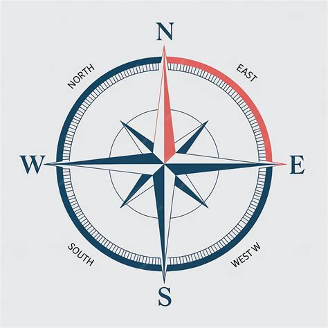 A Compass Rose A Navigational Tool Used To Indicate Direction Premium Ai Generated Vector