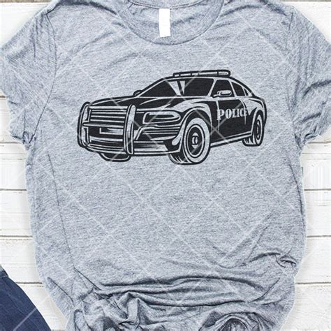 Police Car Svg Nypd Shirt Png Policeman Service Cutfile Etsy