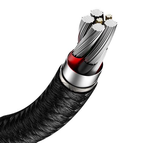 ᐉ Usb кабель Baseus Type C Cafule Series 5a 40w 2 м Black • Купить в Киеве Украине • Лучшая