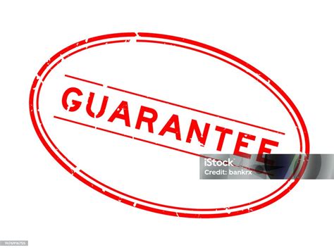 그런 지 빨간색 보증 단어 타원형 고무 씰 스탬프 흰색 바탕에 100에 대한 스톡 벡터 아트 및 기타 이미지 100 가격 검증 Istock