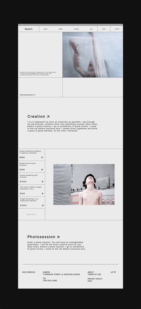 Brutalism website vaní n Minimalist graphic design Brutalism Minimal website design