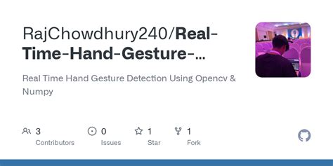Github Rajchowdhury240real Time Hand Gesture Detection Real Time Hand Gesture Detection