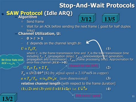 Ppt Lecture 13 Example Data Link Protocols Powerpoint Presentation