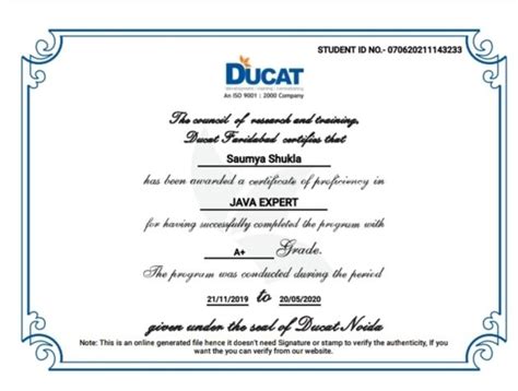 Saumya Shukla On Linkedin Ducatindia Java