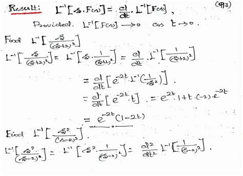 Tpgit Mathematics Inverse Laplace Transforms