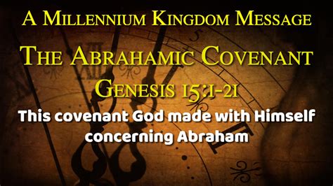 18 The Abrahamic Covenant Riverview Baptist Church