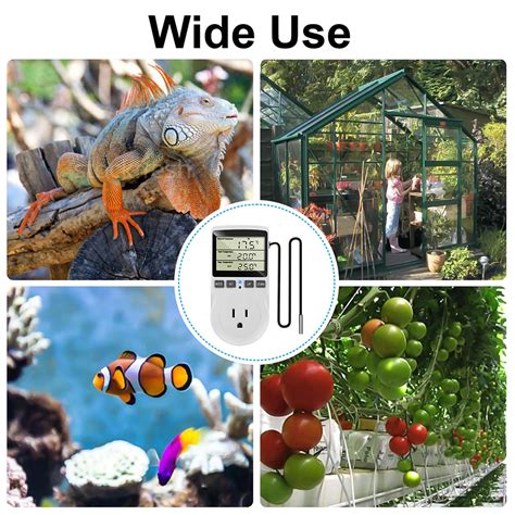 Generic Socket Digital Thermostat 220v Temperature Controller Socket Outlet With Switch Cooling