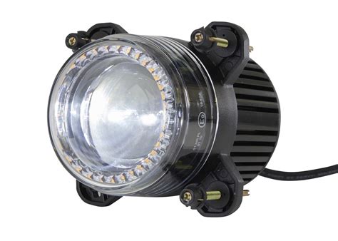 90mm Led Headlight With High Beam And Indicator Functions