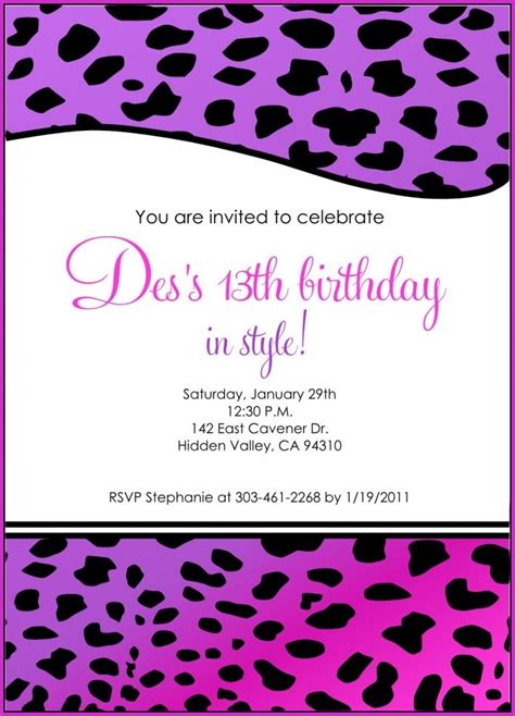 Invitation Template For Google Docs
