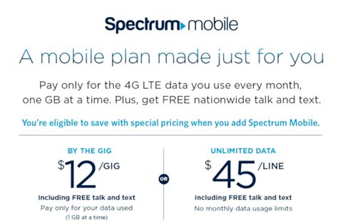 Charter To Launch Spectrum Mobile With A 45 A Month Unlimited Data PhoneArena