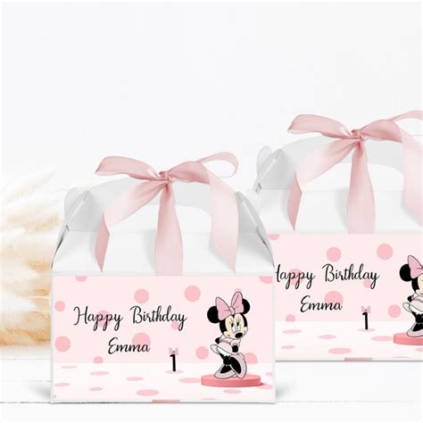 Minnie Mouse Birthday Party Box Etsy