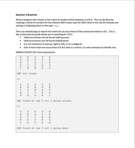 Solved Question 3 8 Points Write A Program That Creates A