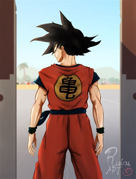 Teen Goku Dragon Ball Fanart By Ruisu Art On Deviantart