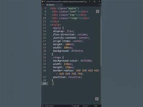 APPLE LOGO Html Css Shorts Code Trending Viralvideo Coder