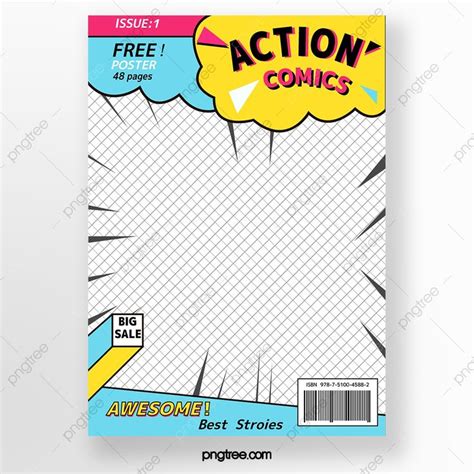 만화 잡지 표지 템플릿 템플릿 Psd 다운로드 디자인 자료 다운로드 명함 디자인 잡지 표지 템플릿 연례 보고서 표지