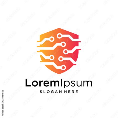 Shield Security Logo Design Vector Security Guard Symbol Icon Protection Shield Vector With