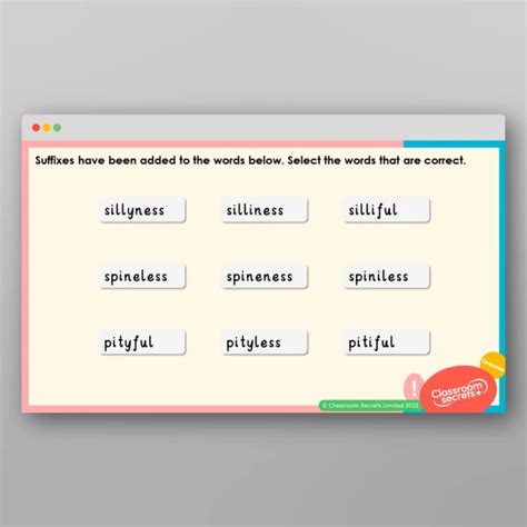 Consolidating Prefixes And Suffixes Teaching Ppt Resource Classroom Secrets