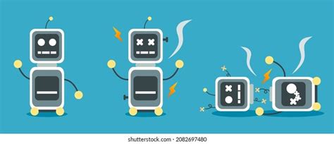 1 333 Imágenes De Broken Robot Icon Imágenes Fotos Y Vectores De