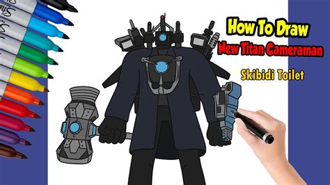 How To Draw New Titan Camera Man From Skibidi Toilet Episode Step By Step Tutorial YouTube