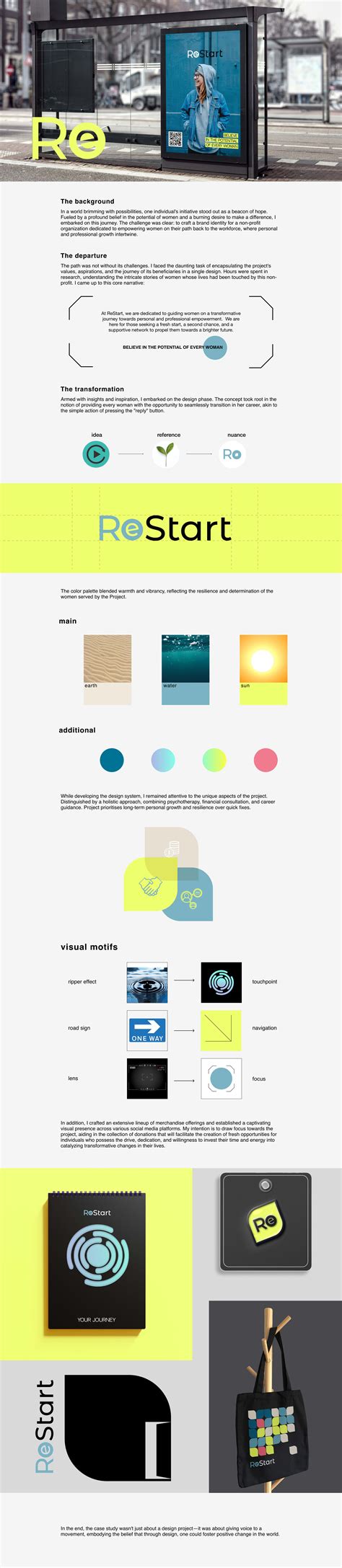 Restart My Project For Contemporary Brand Identity Using Verbal And Visual Branding Domestika