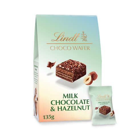 Lindt Choco Wafer Milk Hazelnut 135g