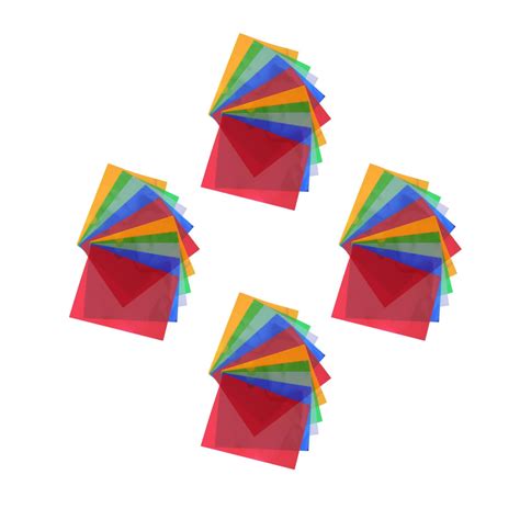 Worgeous 40 Pcs Plastic File Folders Project Pockets Plastic Sleeves L