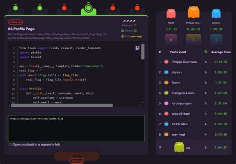 Wizer CTF Pickle Deserialization RCE Quack