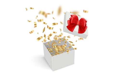 Surprise Boxes Opened T Cardboard Containers With Explode Confetti By Onyx Thehungryjpeg