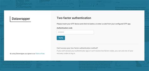New Keep Your Account Secure With Two Factor Authentication Datawrapper Blog