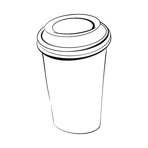 터 종이 컵 커피 프랑스 페이스트리 디저트 포스트카드 메뉴 패키지 디자인 검은 실루 프리미엄 벡터