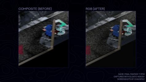 Comparison Between Composite And Rgb Cables For Ps1 And Ps2 Text Looks