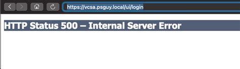 VMware VCenter Server No Healthy Upstream PSGuy Eu