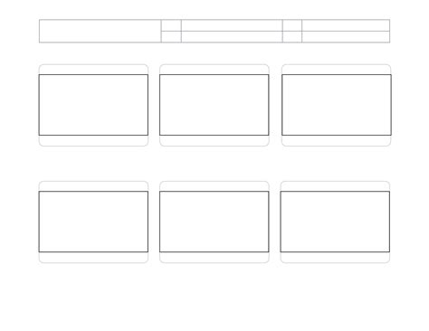 Free Storyboard Template Pdf 19kb 1 Pages