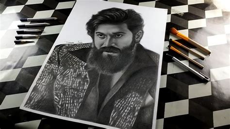 Kgf Chapter 2 Rocky Bhai Drawing In 2022 Drawings Fictional