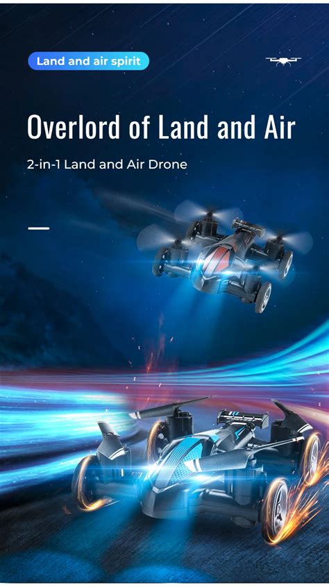 Jjrc Explosion Mini Land And Air Remote Control Aerial Drone Four Axis