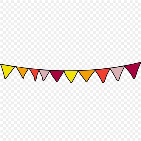 파티 깃발 생일 일러스트 화려한 생일 축하 파티 Png 일러스트 및 Psd 이미지 무료 다운로드 Pngtree