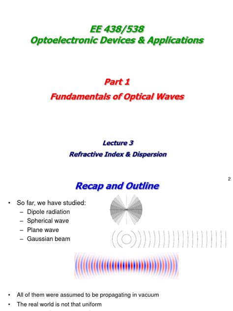 1 Waves 3 Refractive Index Pdf