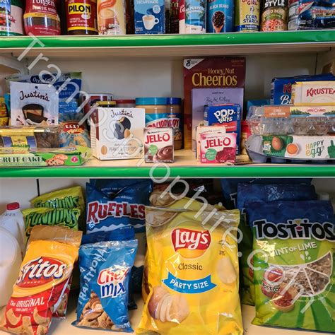 Assorted Food Packaging Tramps Prop Hire