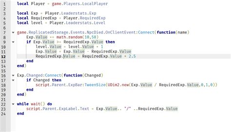Level System Updating On The Server Scripting Support Developer Forum Roblox