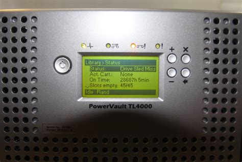 Dell Powervault Tl Slot Backup Tape Library Status Drive Sled Miss Auschoice